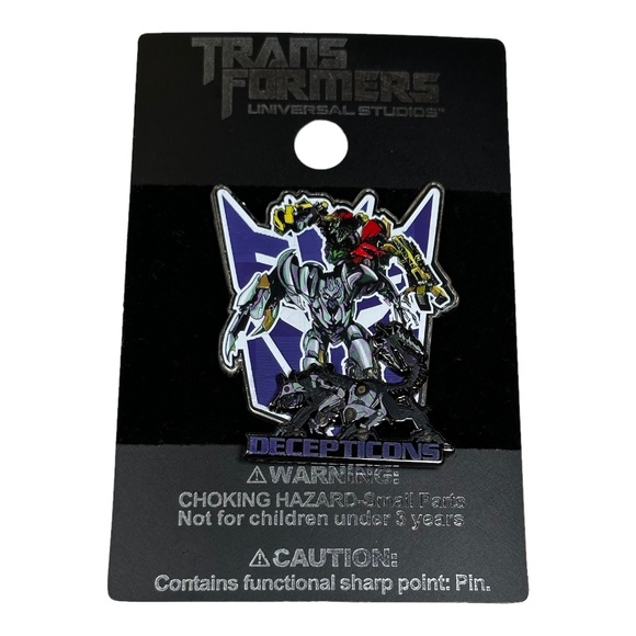 Universal | Other | Universal Studios Transformers Decepticon Logo Pin ...